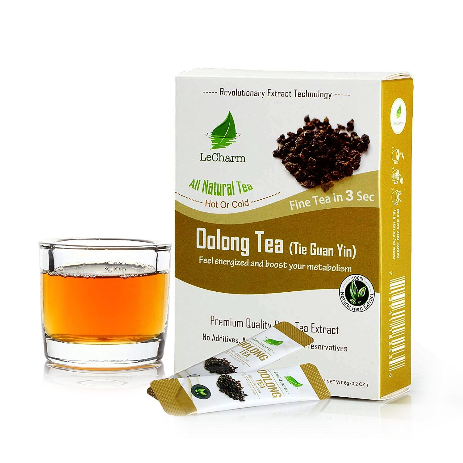 LeCharm Premium Oolong Instant Tea 100% Natural Tea Extract ...