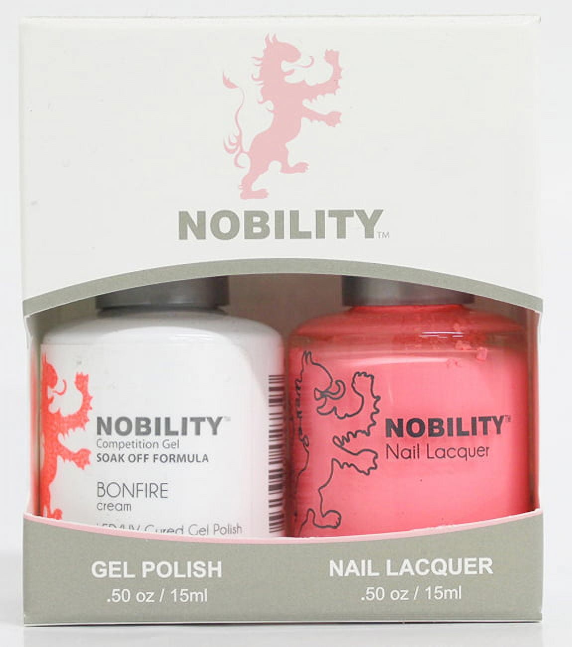 LeChat Nobility Gel Polish & Nail Lacquer Duo Set Bonfire - .5 oz / 15 ml - Walmart.com