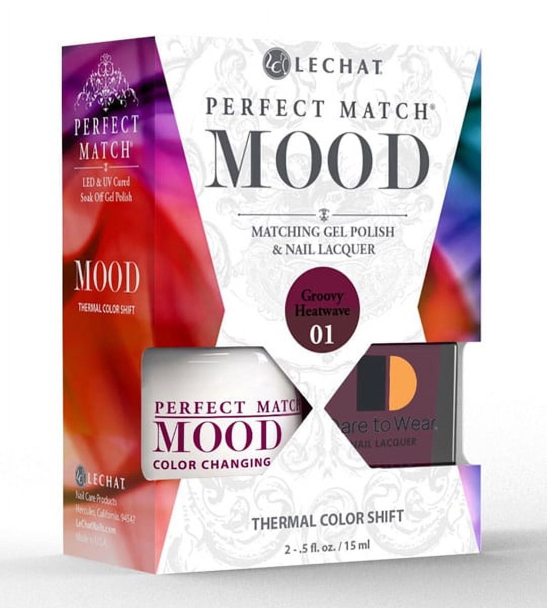 Lechat Perfect Match Mood Changing Color Duo Groovy Heatwave #PMMDS01 ...