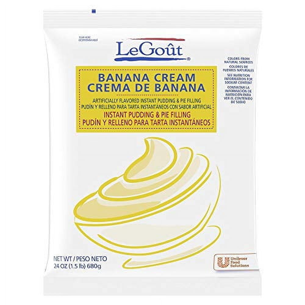 Banana Cream Instant Pudding and Pie Filling Colors from Natural ...