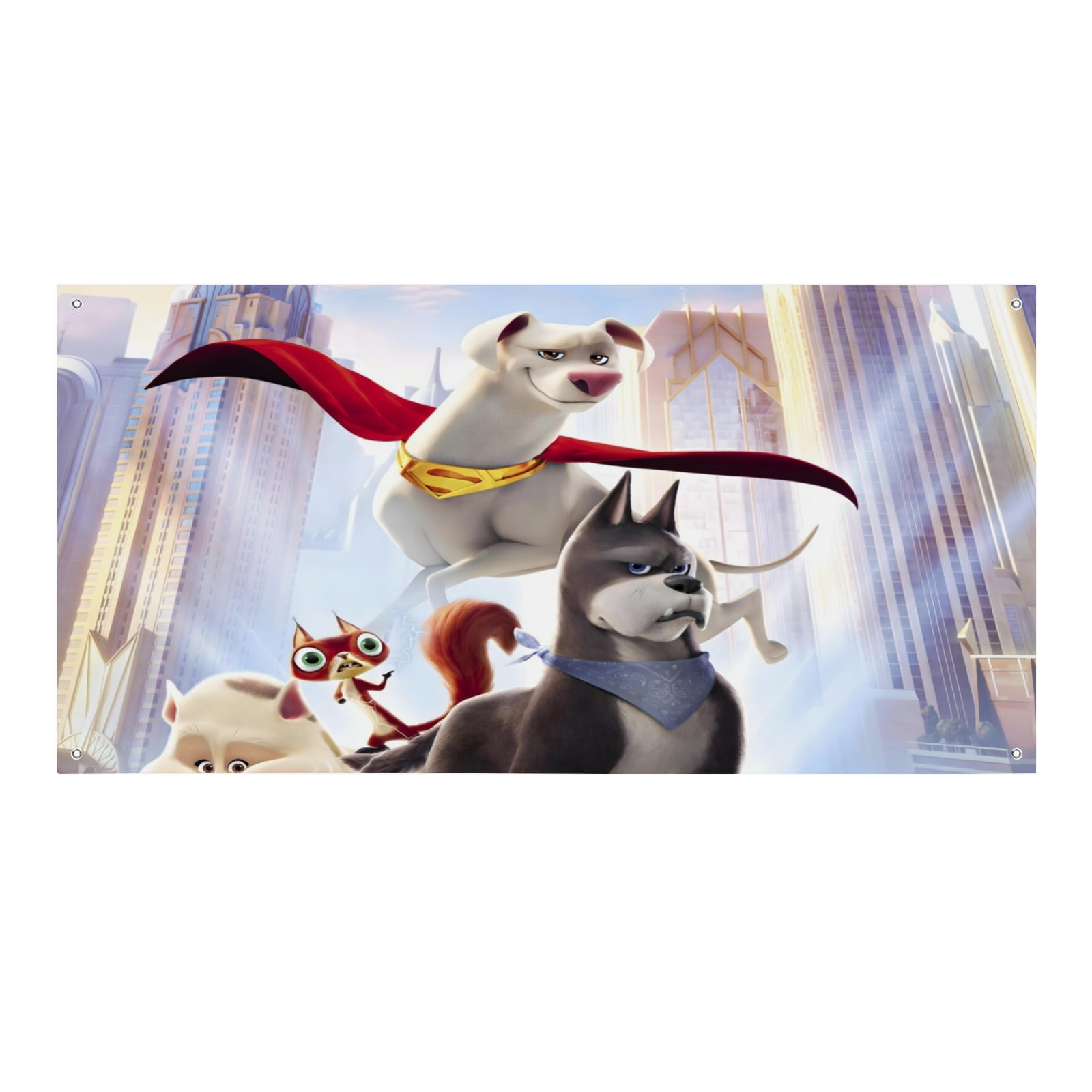 LeHgue of Super-Pets-Theme Backdrops Banner Birthday Party Decor ...