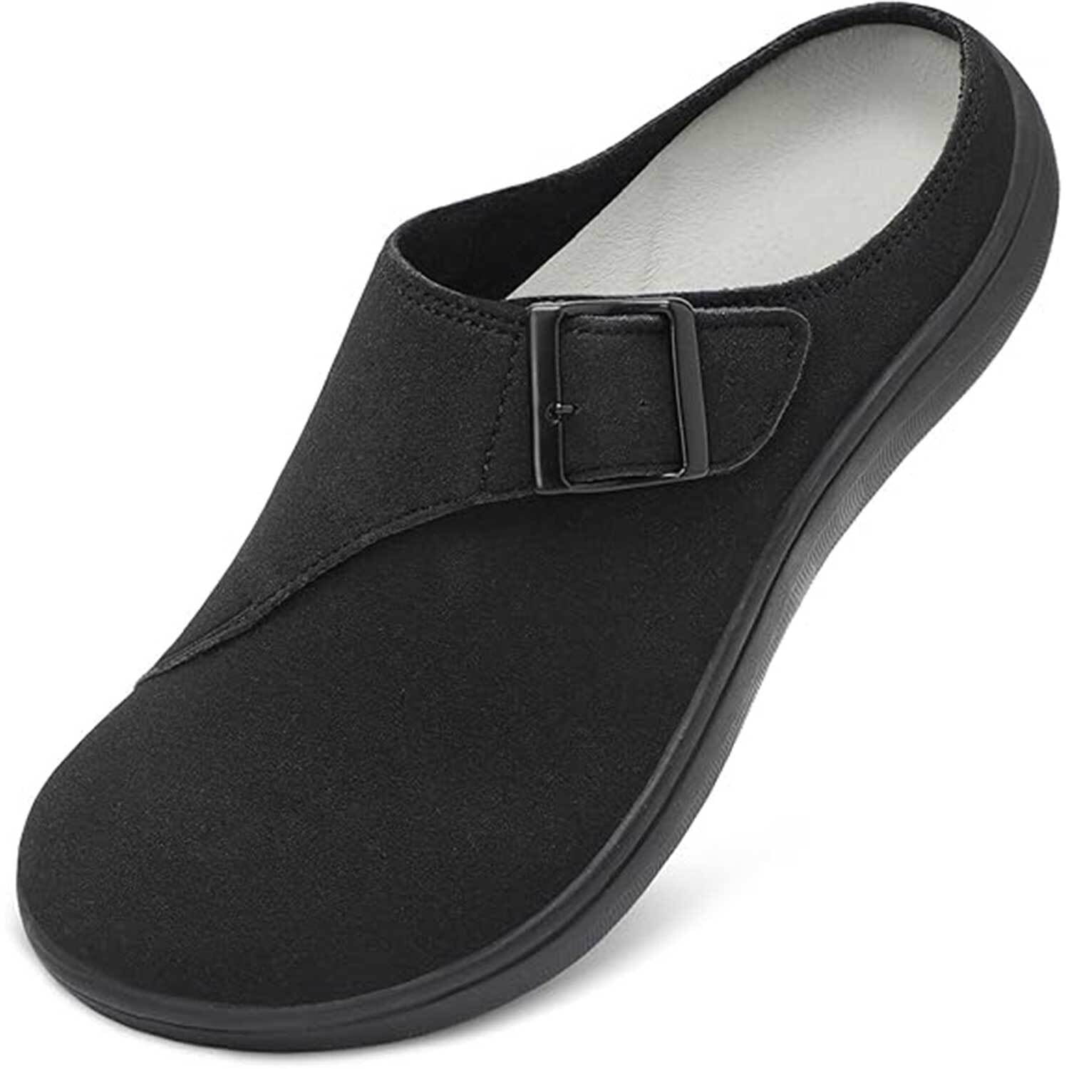 LeIsfIt Womens Wide Clogs Adjustable Diabetic Mules Slip on Clog ...