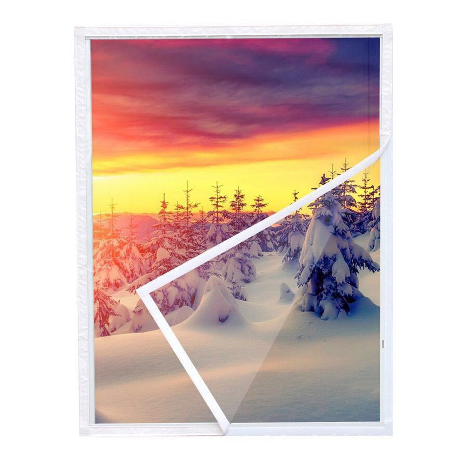 LeKY Winter Windproof Window Insulation Kit Window Insulation Film ...