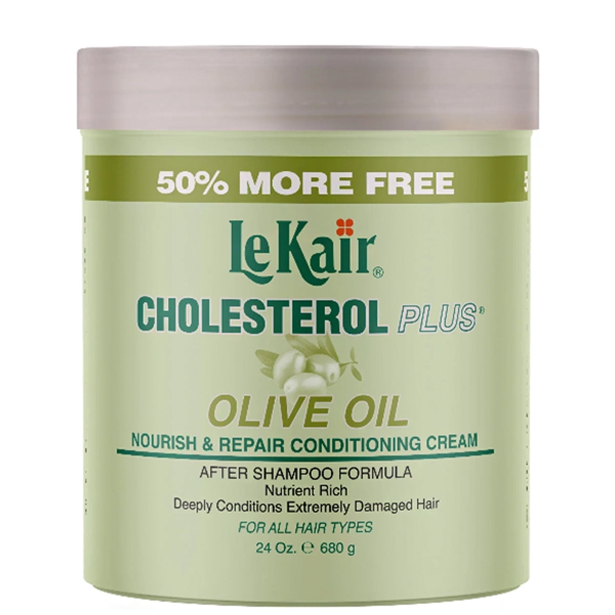 LeKair Cholesterol Plus Olive Oil Nourish And Repair Conditioning Cream ...