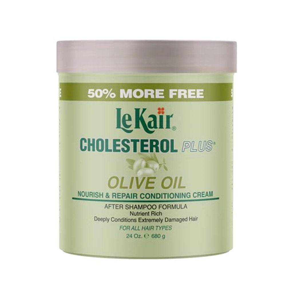 LeKair Cholesterol Plus Olive Oil Nourish and Repair Conditioning Cream ...