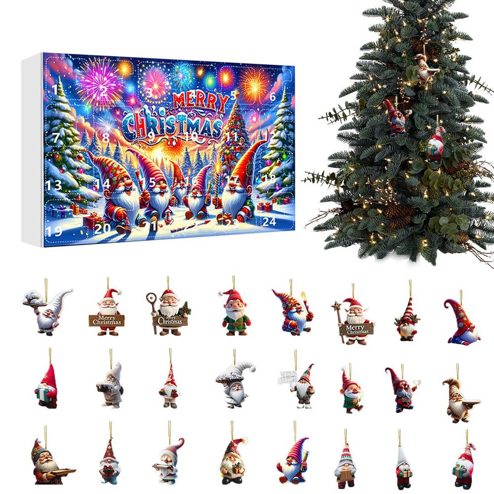 LeKing 2024 Gnome Christmas Advent Calendars Countdown Advent 2024 ...