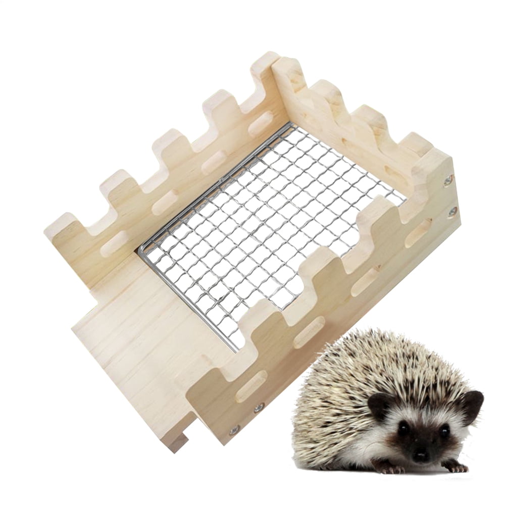 LeKing Bunny Hut Hamster Cage House Activity Decorative Wooden Habitat ...
