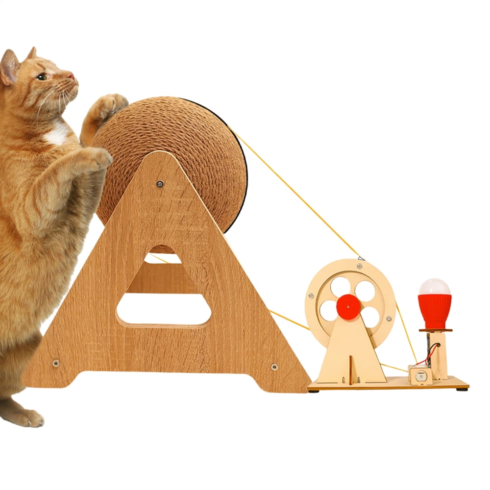 LeKing Cat Scratch Ball Cat Scratching Board Interactive Kitten Toy ...