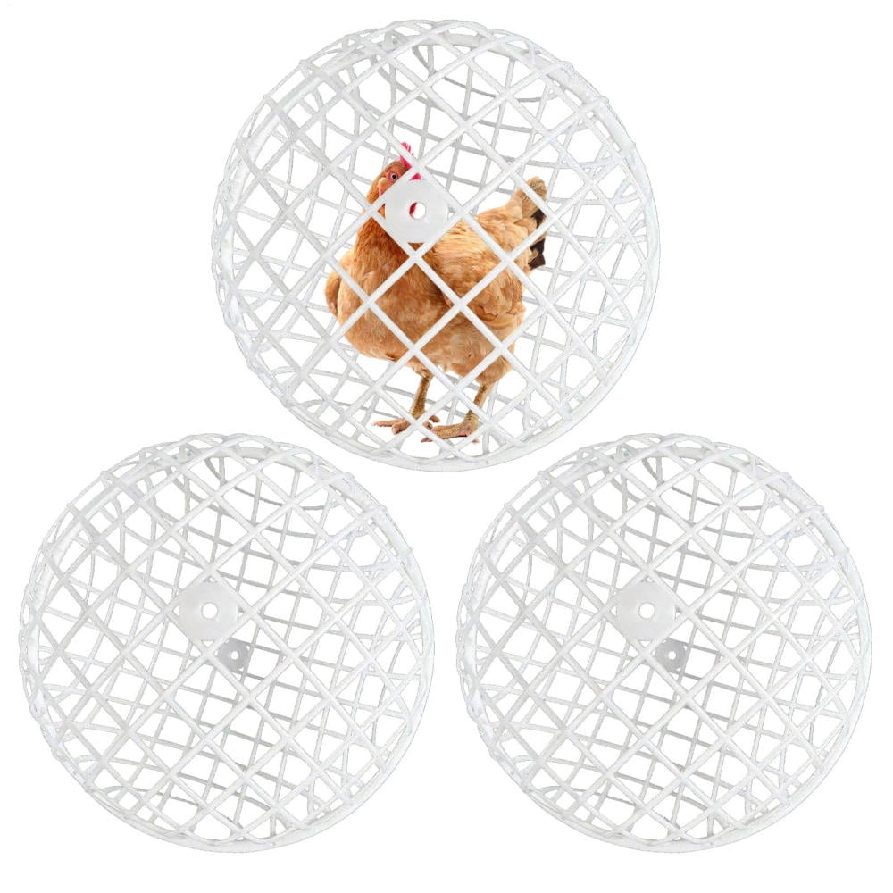 LeKing Chicken Globes for Outside 3 Pieces Movable Chicken Cage Poultry ...