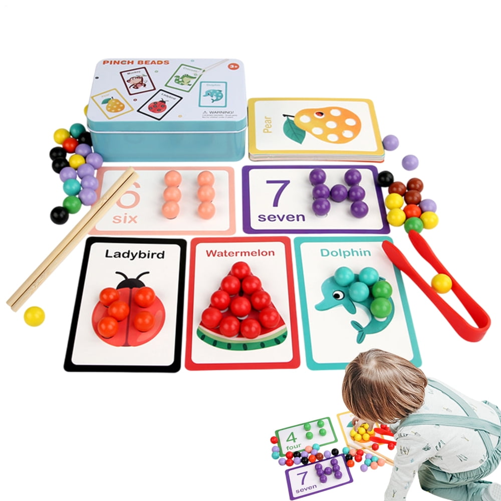 LeKing Color Sorting Toy Rainbow Beads Mathematical Enlightenment ...