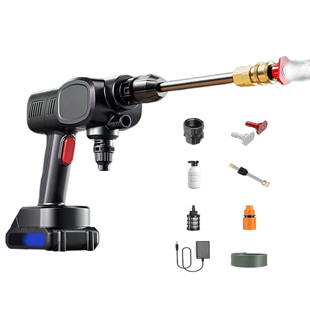 LeKing Cordless Pressure Washer Rechargeable Battery Powered Pressure ...