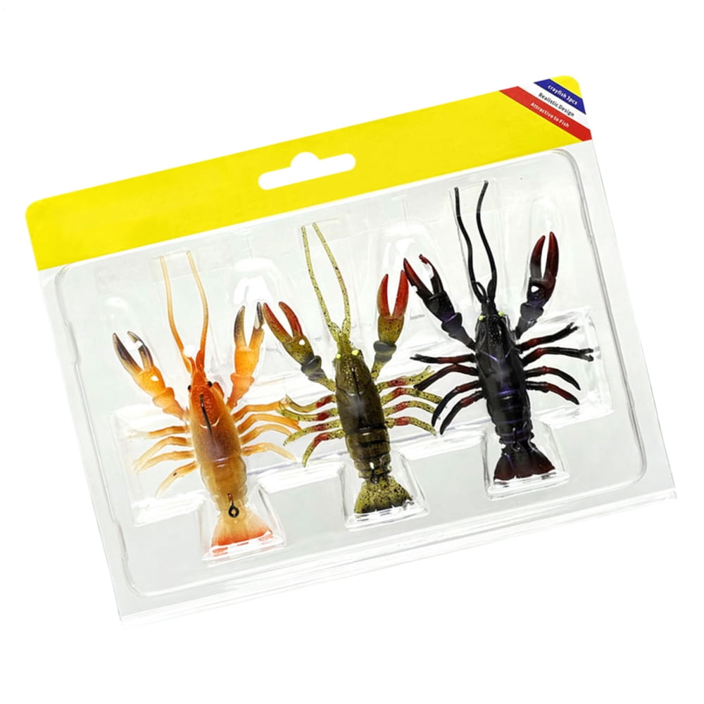 LeKing Crawfish Lures for Bass Fishing Realistic Crawfish Fishing Lure ...