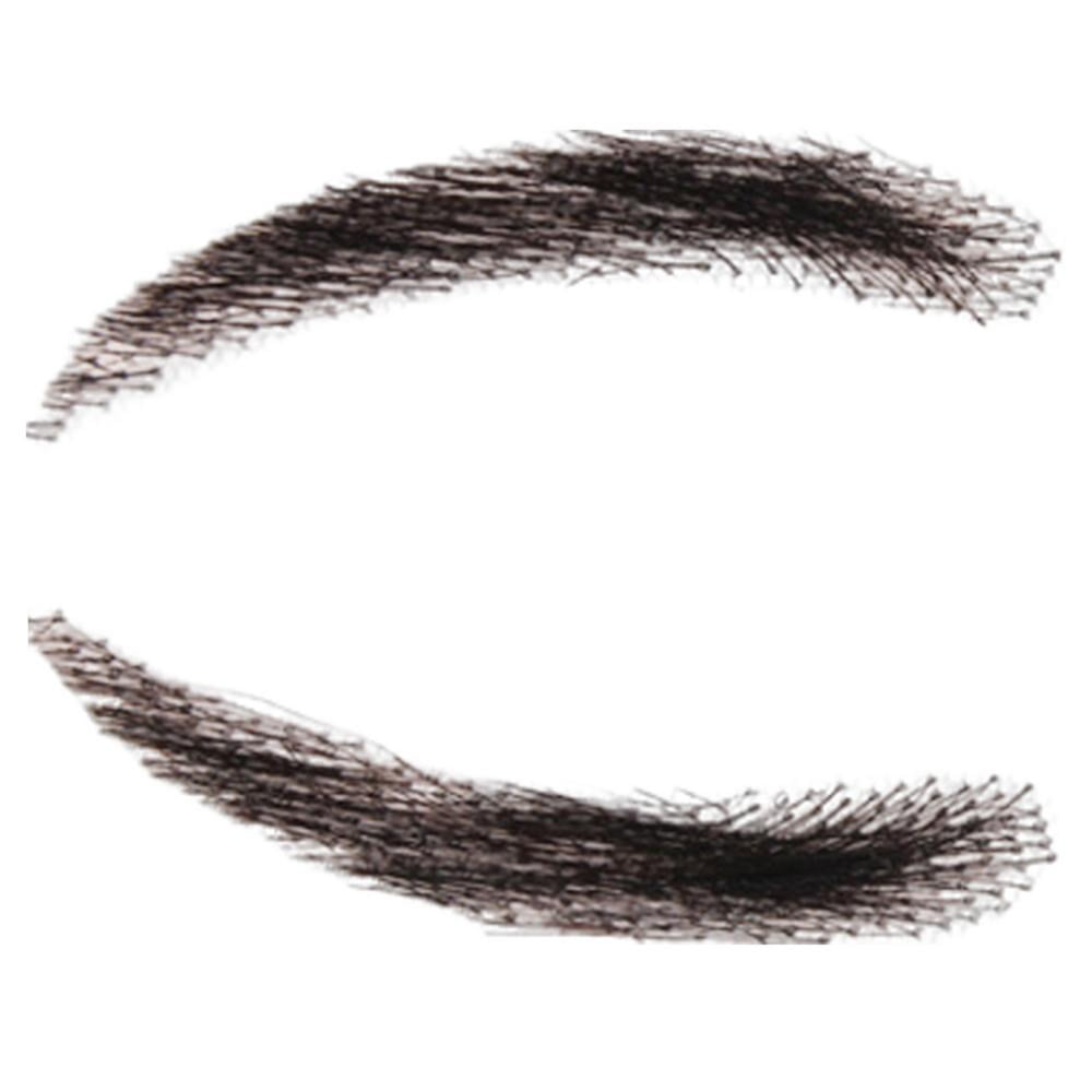 LeKing False Eyebrows Real Hair 1 Pair Handmade Hair Brows Reusable ...