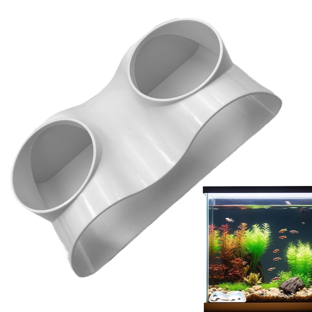 LeKing Fish Tunnel For Aquarium Natural Curve Underground Corner Fish ...