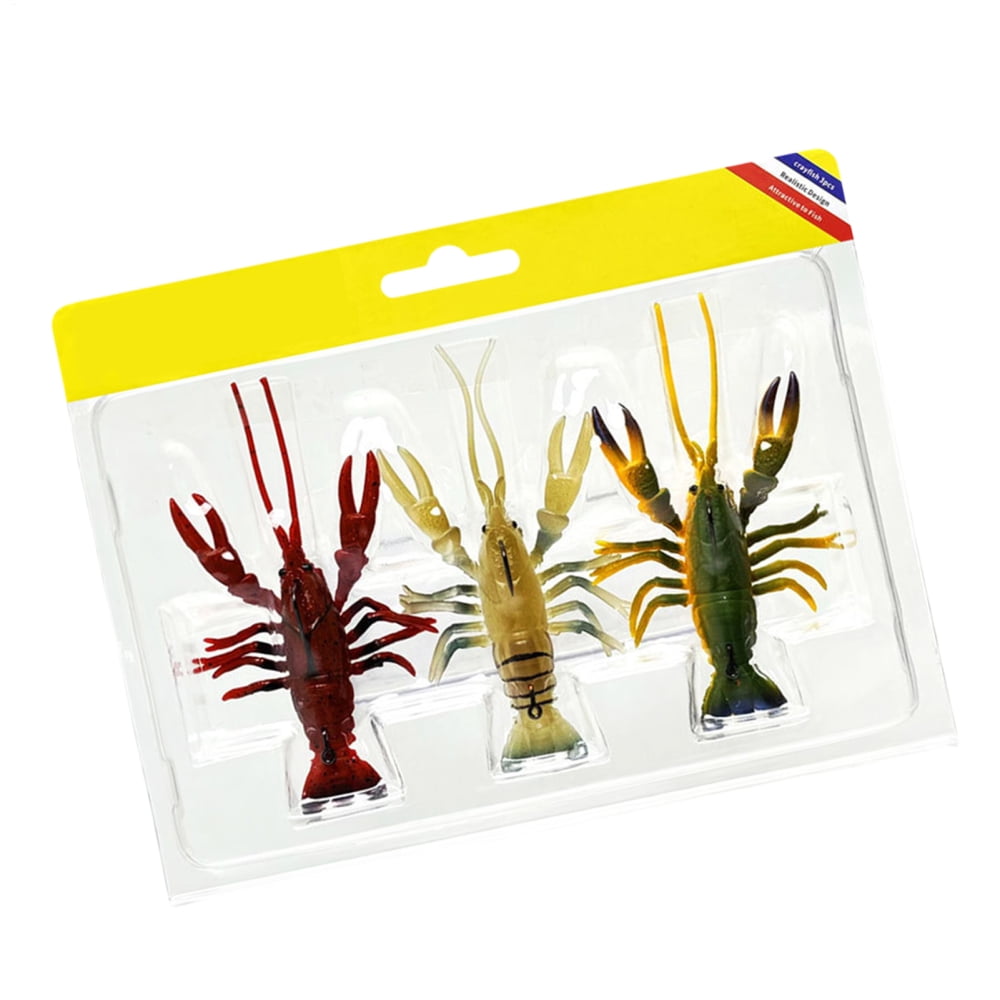 LeKing Fishing Lures for Freshwater Realistic Crawfish Fishing Lure Kit ...