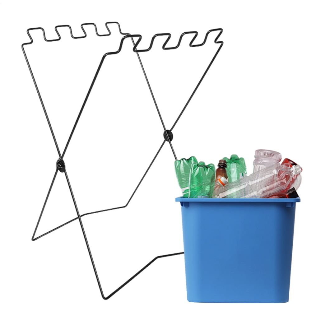 LeKing Garden Trash Bag Stand Folding Metal Garden Garbage Bag Support ...