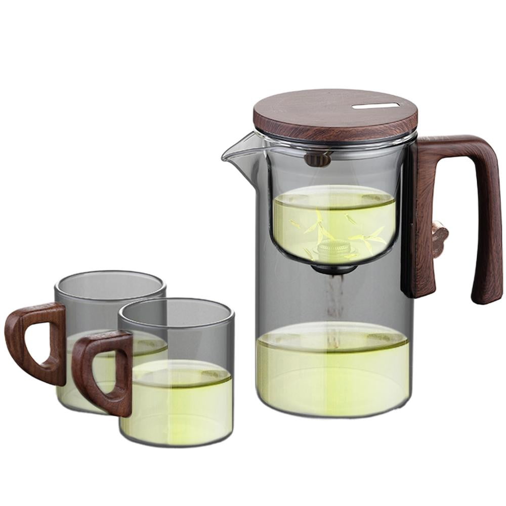 LeKing Glass Tea Kettle Multipurpose Infuser Teapot Tea Infuser Kettle ...