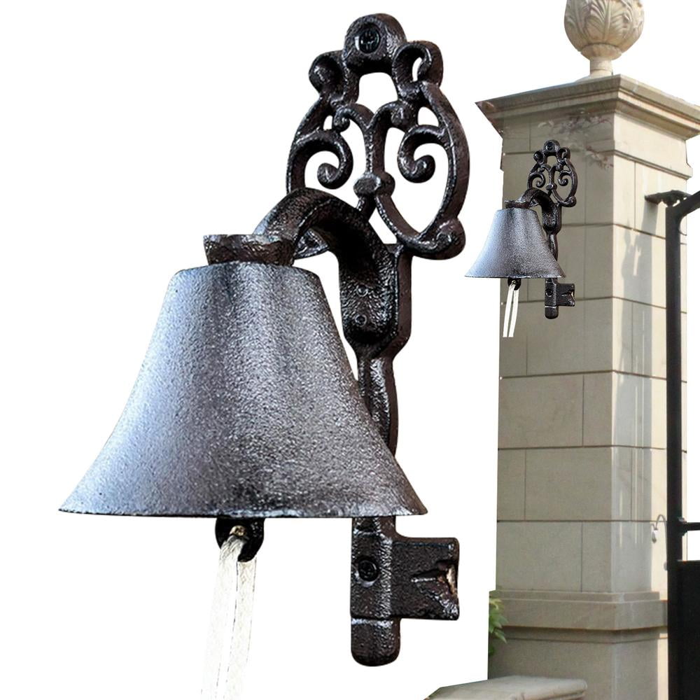 LeKing Hangable Dinner Bell Vintage Cast Iron Dinner Bell Antique ...