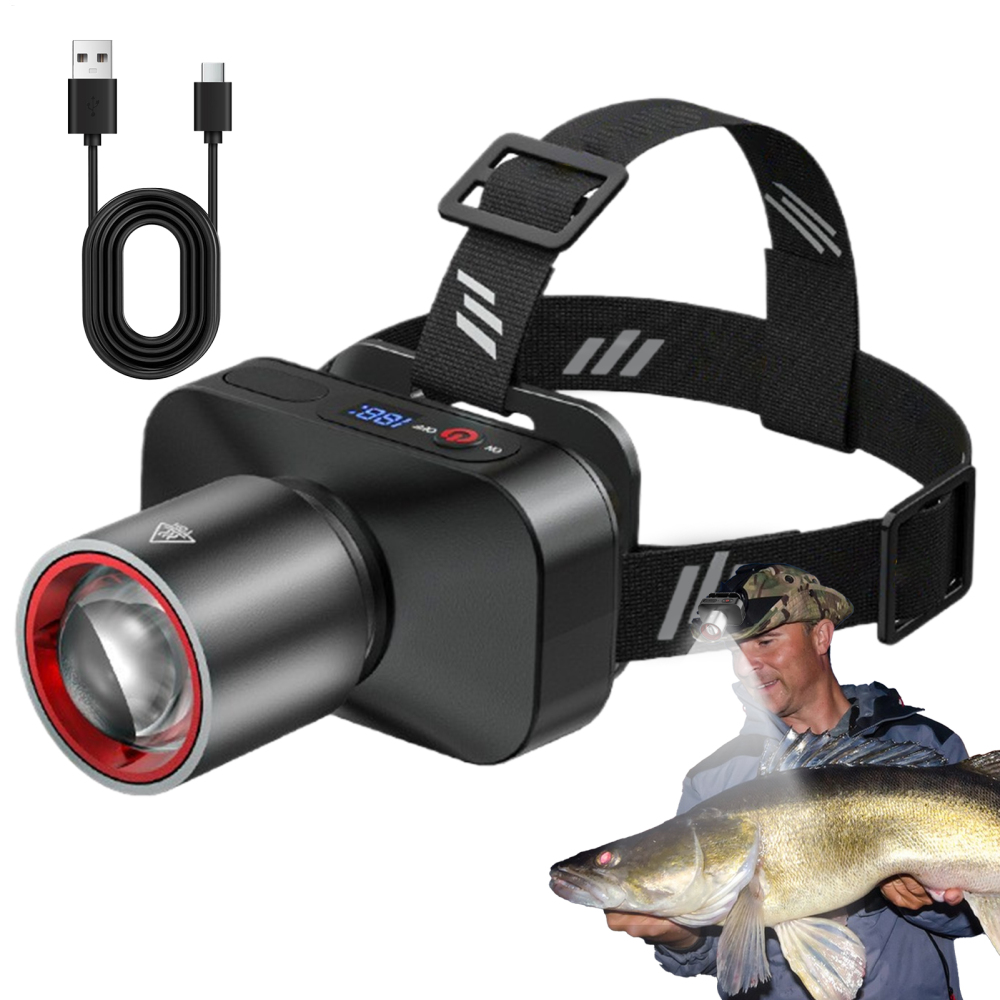 LeKing Head Lamps Led Rechargeable Head Flashlight Adjustable ...