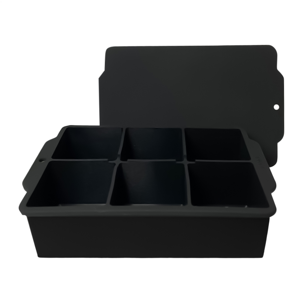 LeKing Ice Tray With Lid 6 Cavity Silicone Ice Tray With Lid Easy ...