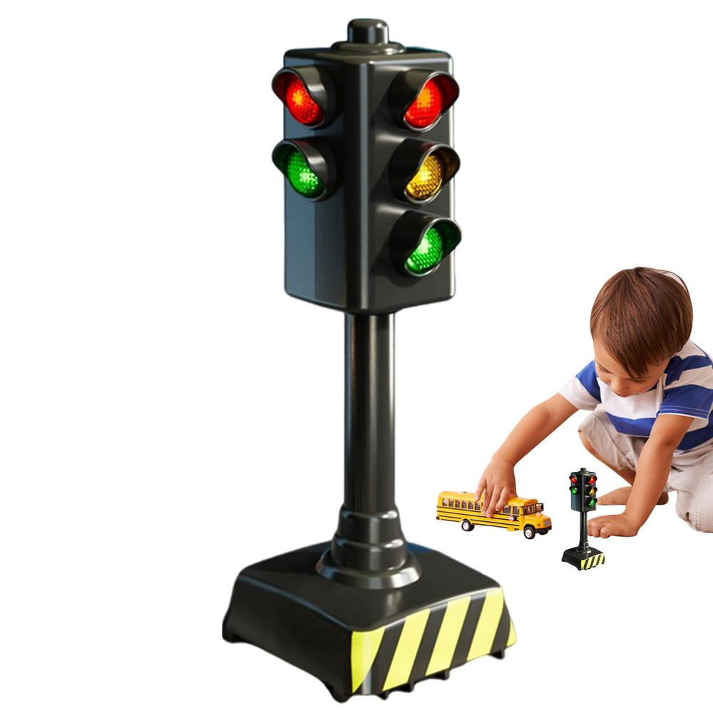 LeKing Kids Traffic Light LED Crosswalk Signal with Lights and Sounds ...
