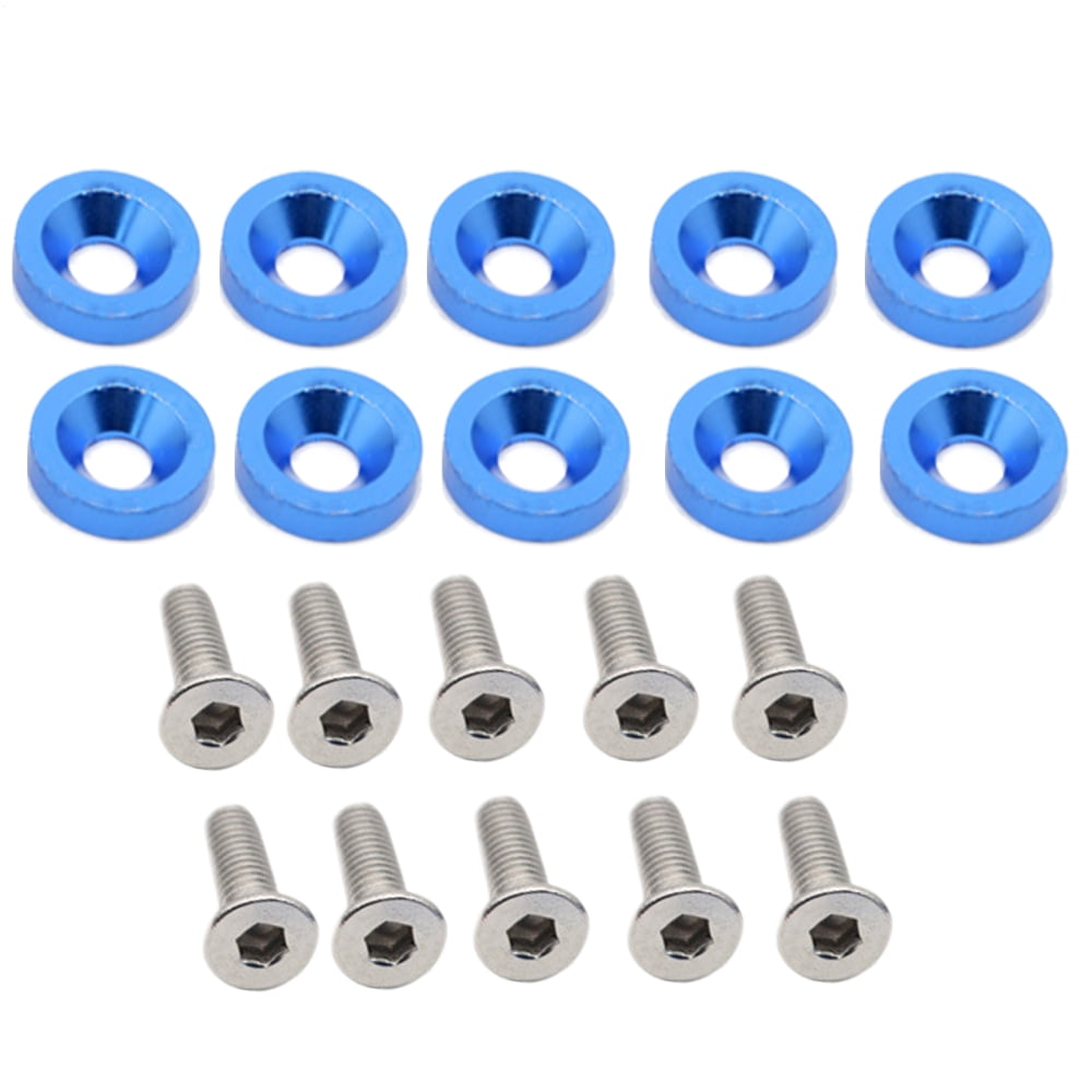 LeKing License Plate Bolts Car Tag Locking Screws Anti-Theft Fastener ...