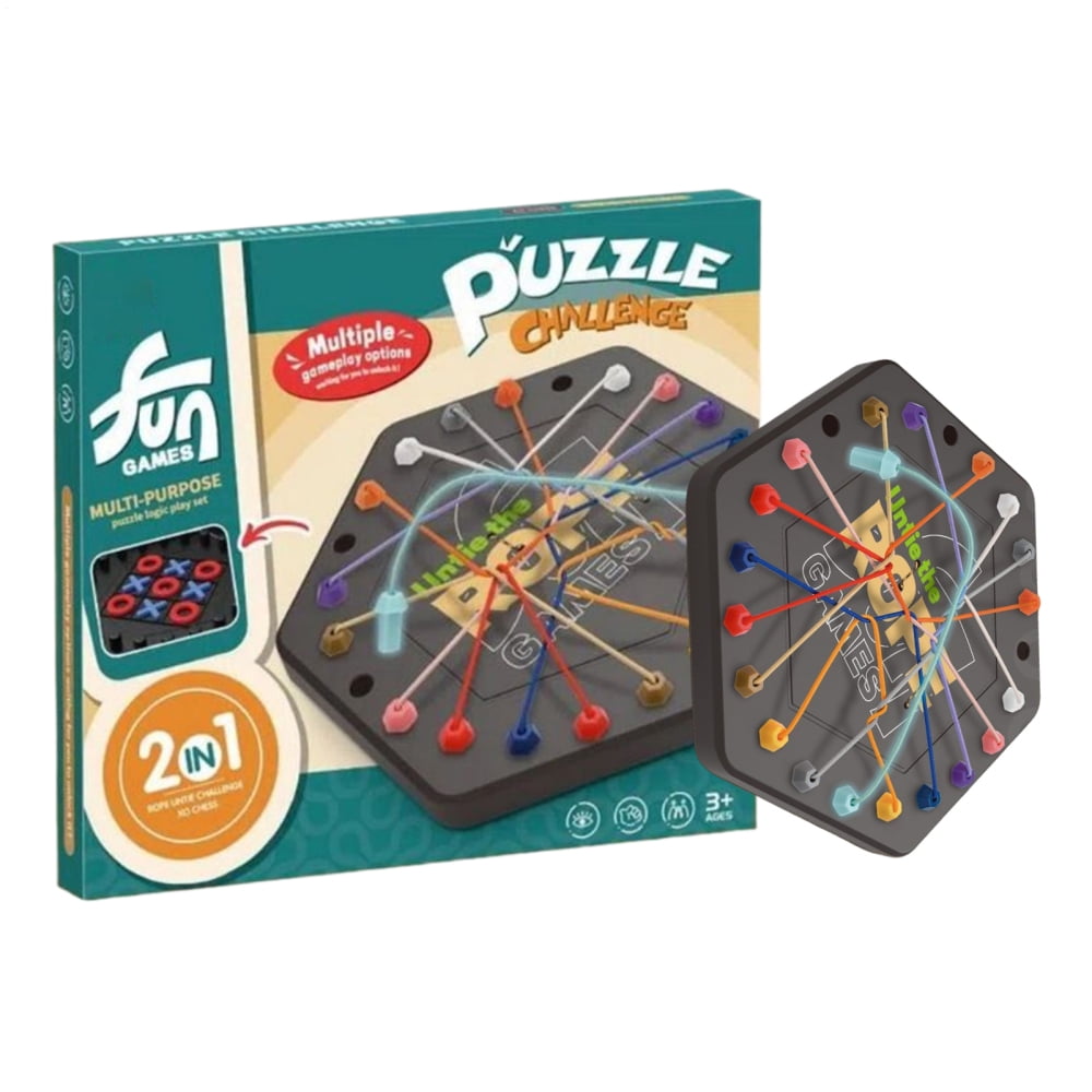 LeKing Rope Untangling Game Brain Knots Puzzle Board Game for Kids ...