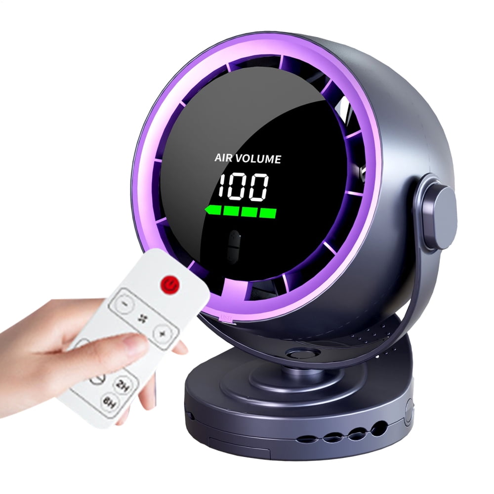 LeKing Small Remote Control Fan Bedroom Home Tabletop Fan Air ...