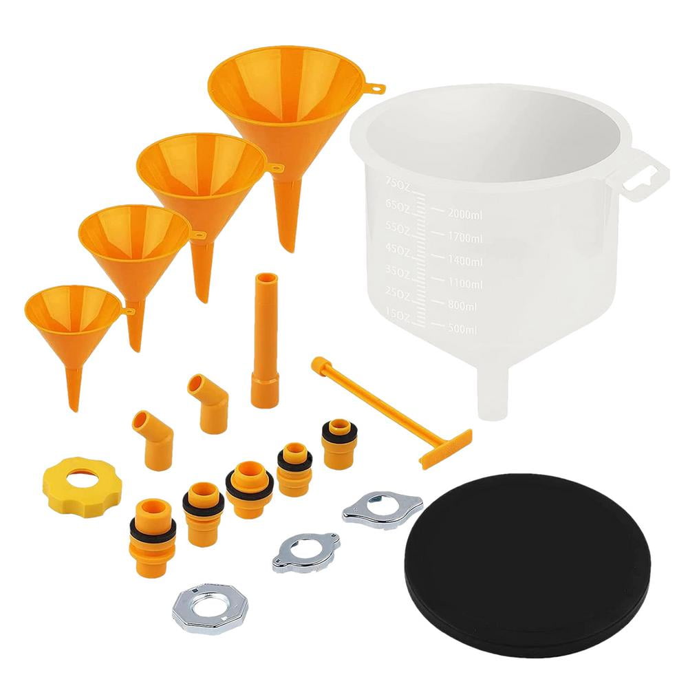 LeKing Spill Proof Coolant Funnel Kit 19X Radiator Filler for Coolant ...