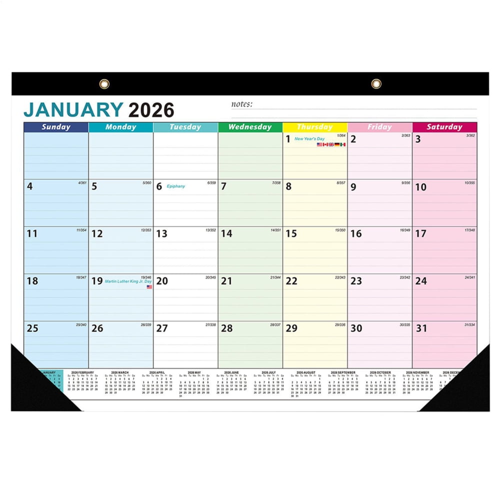 LeKing Wall Calendars 18 Monthly Wall Calendar Long Lasting Board with ...