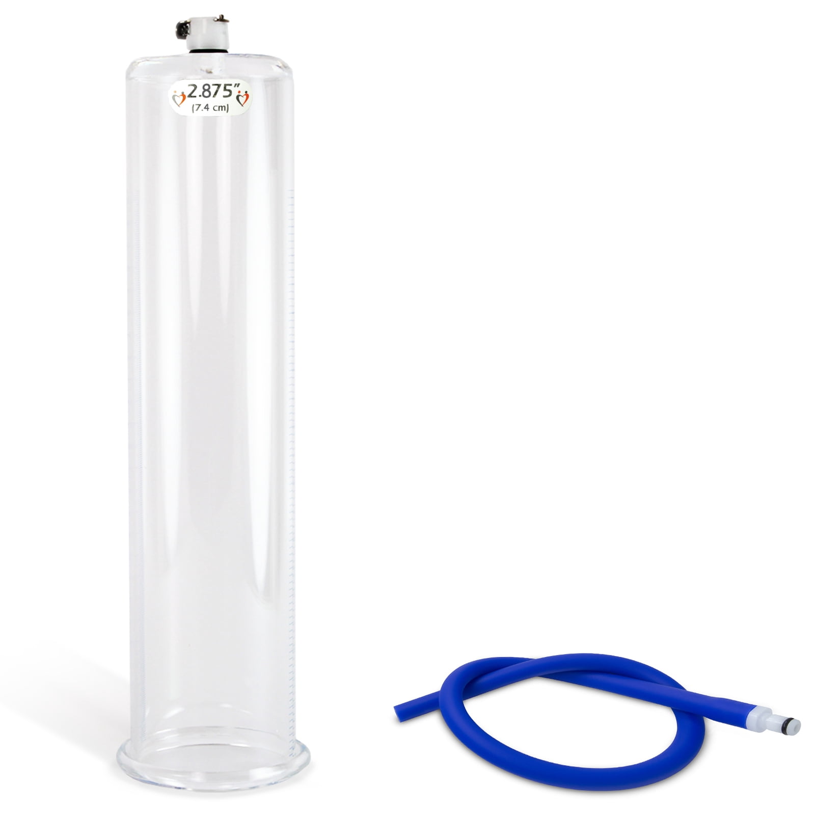 LeLuv 2.875 inch Diameter x 12 inch Length Penis Pump Cylinder with 12 ...