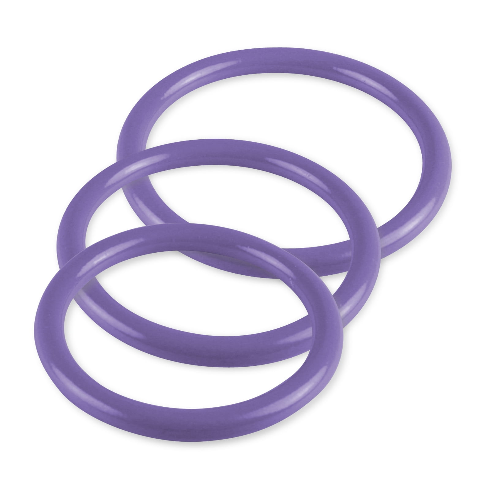 LeLuv 6mm Round Gauge Penis Rings | 52mm, 56mm, 60mm I.D. Sampler Set ...