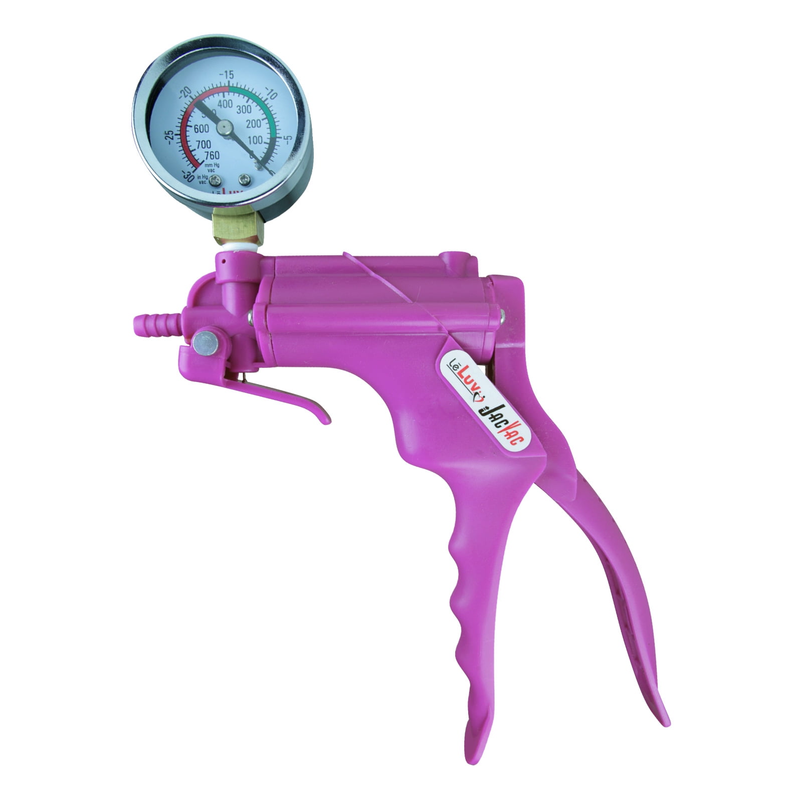 LeLuv® JacVac Purple Vacuum Pump Handle + Threaded NPT 1/8-27 Pressure ...