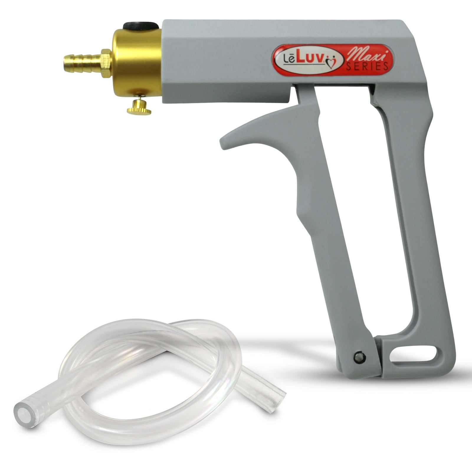 LeLuv® Vacuum Pump Grey Maxi Ergonomic Handle with Release Valve with ...