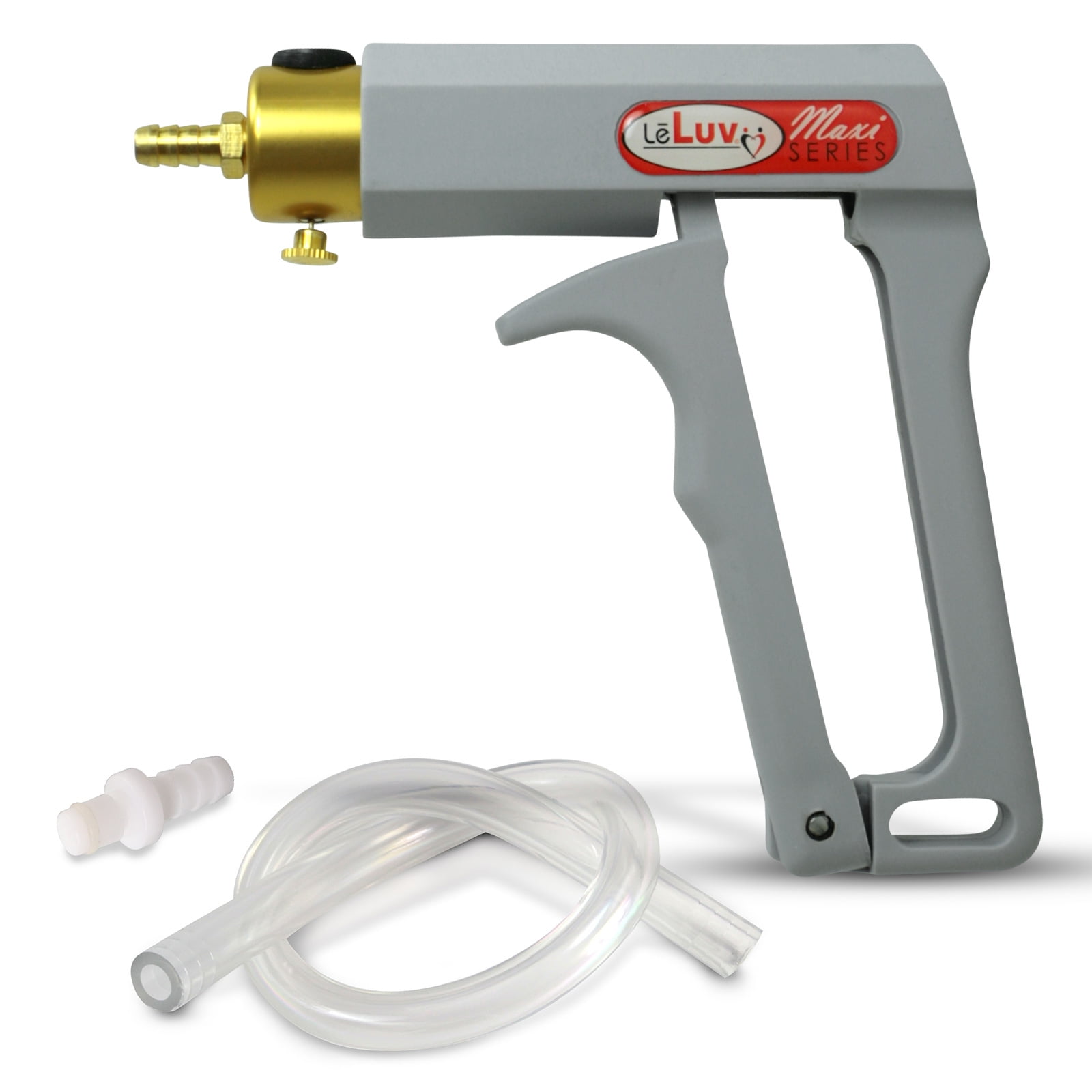 LeLuv® Vacuum Pump Grey Maxi Ergonomic Handle with Release Valve with ...