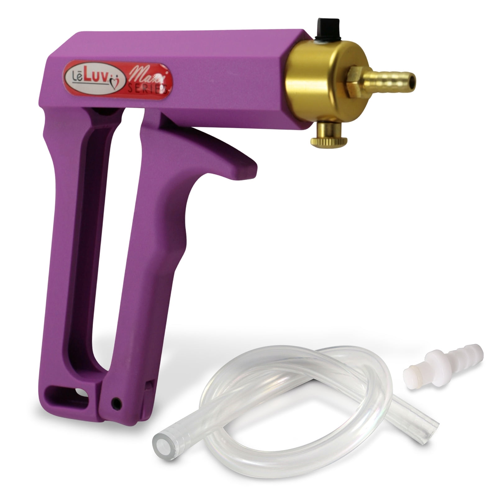 LeLuv® Vacuum Pump Purple Maxi Ergonomic Handle with Release Valve with ...