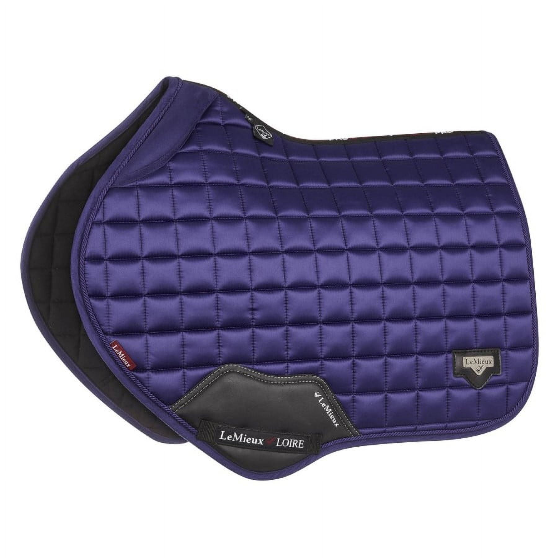 LeMieux Loire Memory Satin Close Contact Square Saddle Pad- Ink Blue ...