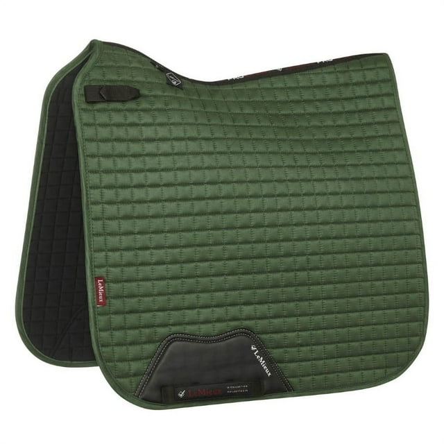LeMieux Suede Dressage Square Saddle Pad- Green- Large - Walmart.com