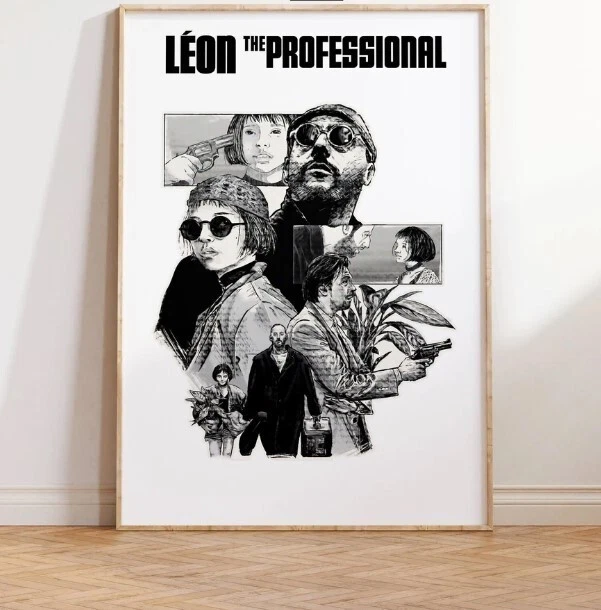 LeOn: The Professional Movie Poster, Classic 90S Film Art Print 1 NO ...