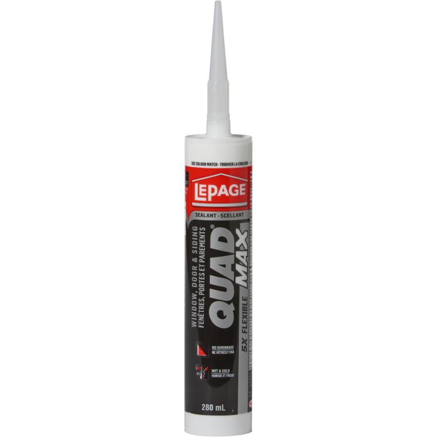 280mL Model Number 001SWH Quad Max White Sealant - Walmart.com