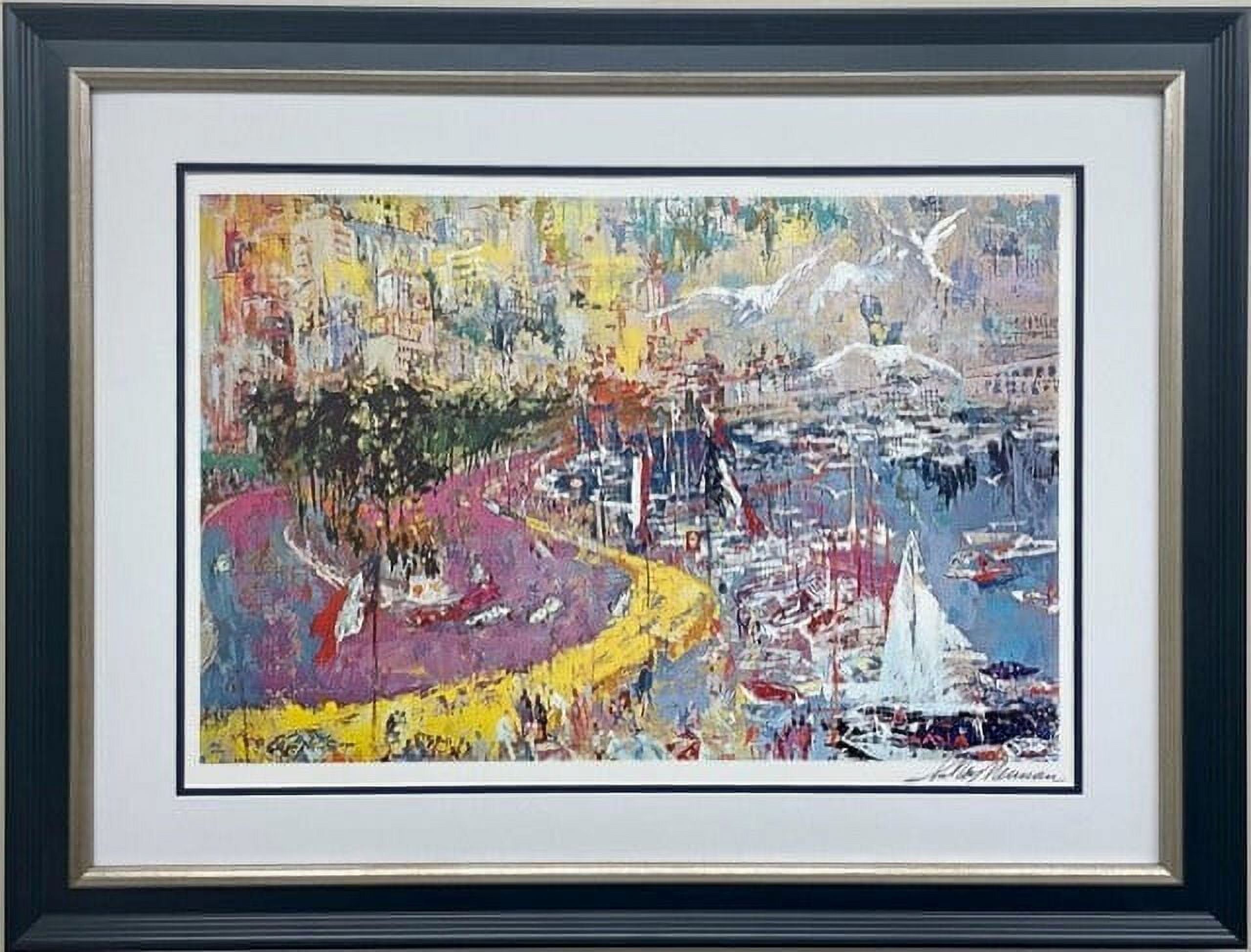 LeRoy Neiman "The Grand Prix De Monaco" Framed Hand Signed Art Auto ...