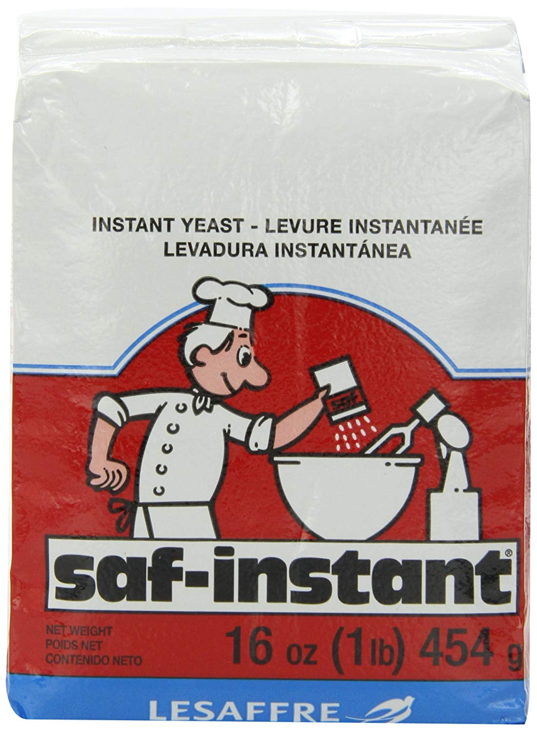 Saf-instant Yeast 16 Oz, Instant Dry Baking Yeast for Cooking and ...