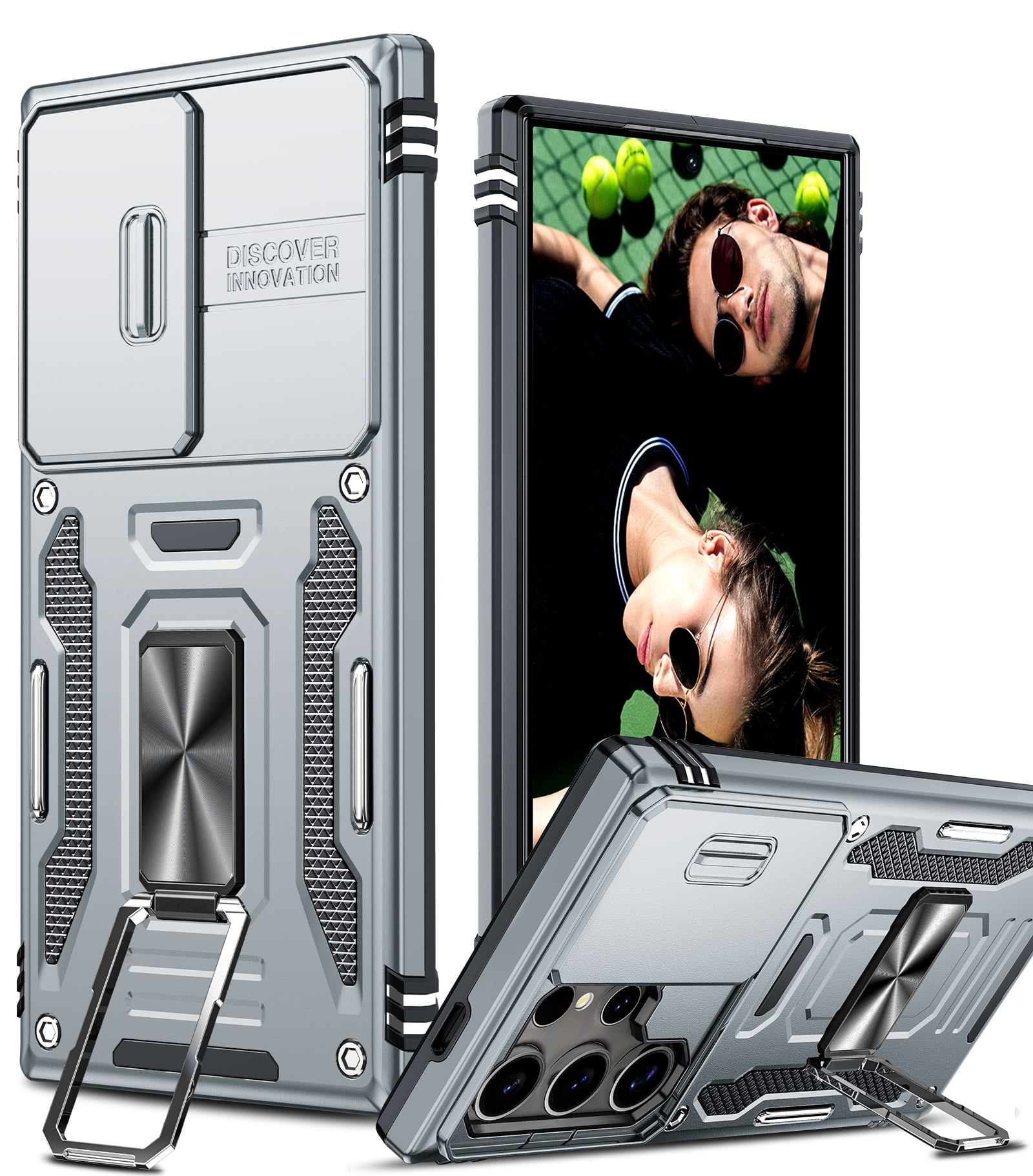 LeYi Case for Samsung Galaxy S 24 Ultra, Galaxy S24 Ultra 5G Case with Slide Camera Cover, Full ...