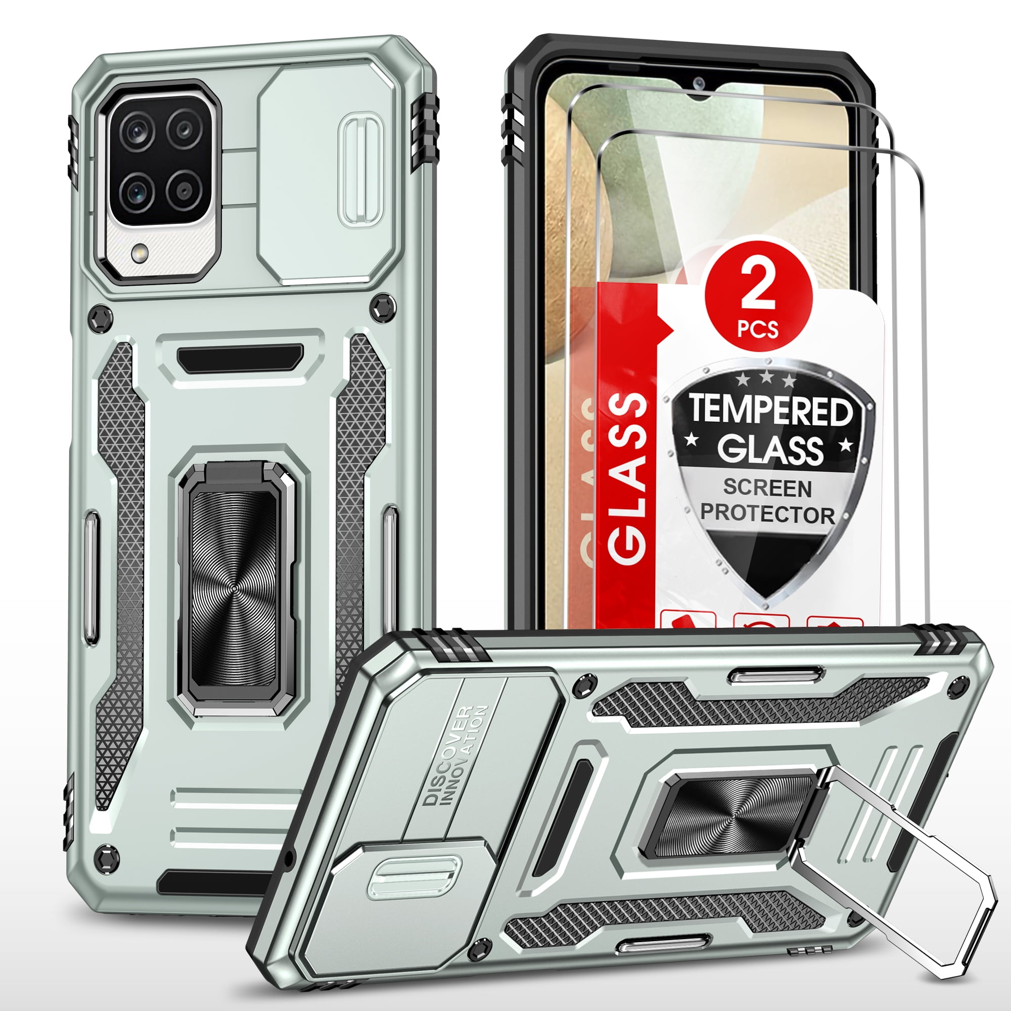 LEYI Compatible with Galaxy A12 Phone Case, Samsung Galaxy A12 Case ...