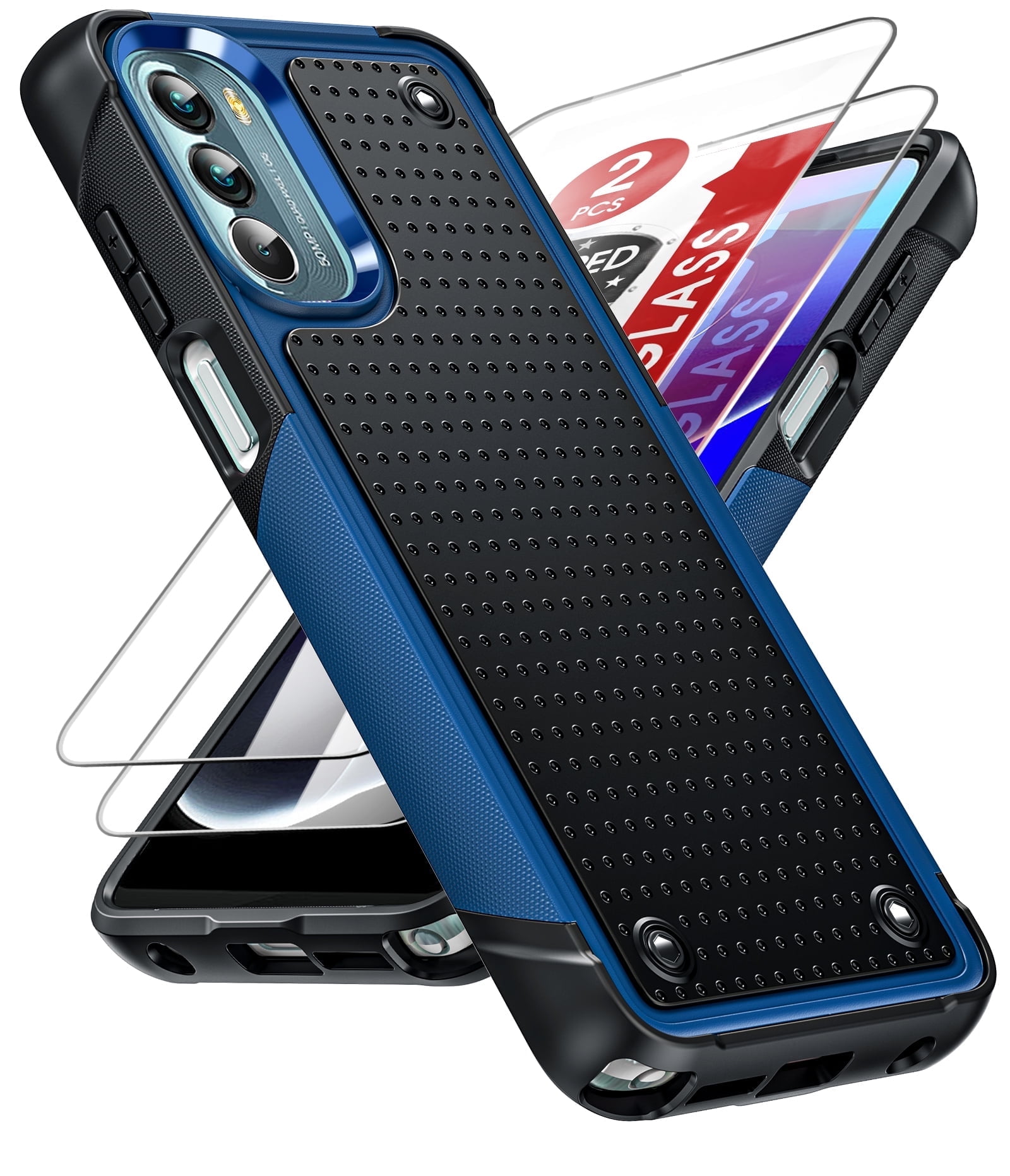 LeYi For Motorola Moto G Stylus 5G 2022 Case：2 Pack Screen Protectors ...