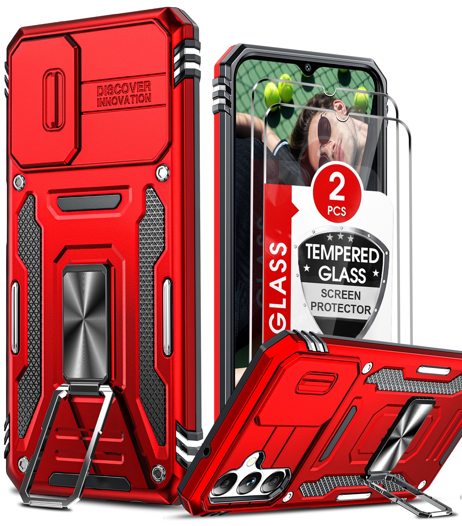 LeYi Galaxy A14 5G Phone Cover, Heavy Duty Shockproof Case with ...