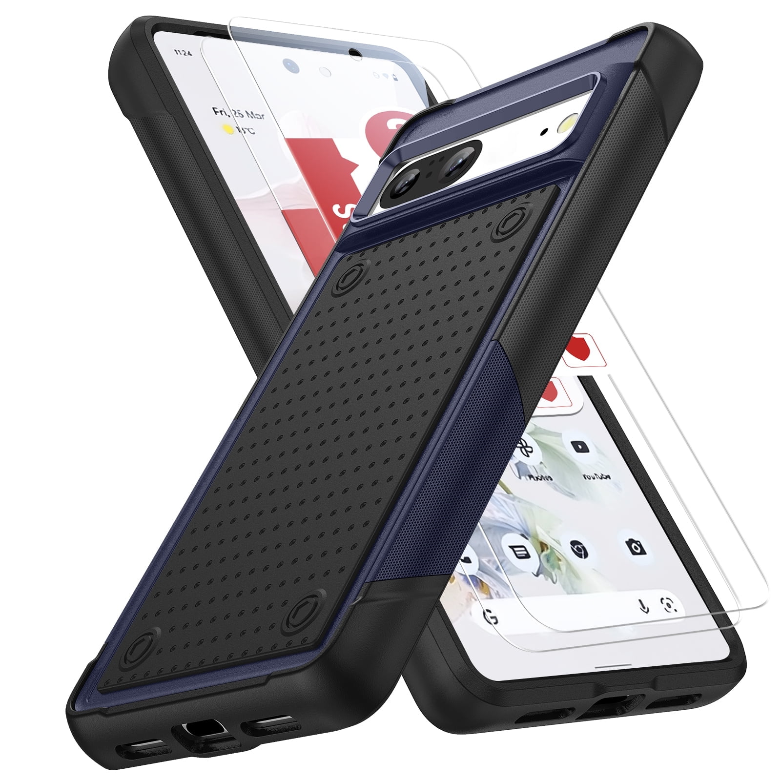 LeYi for Google Pixel 7 Case with 2 Pack Screen Protectors, 4 Corners ...
