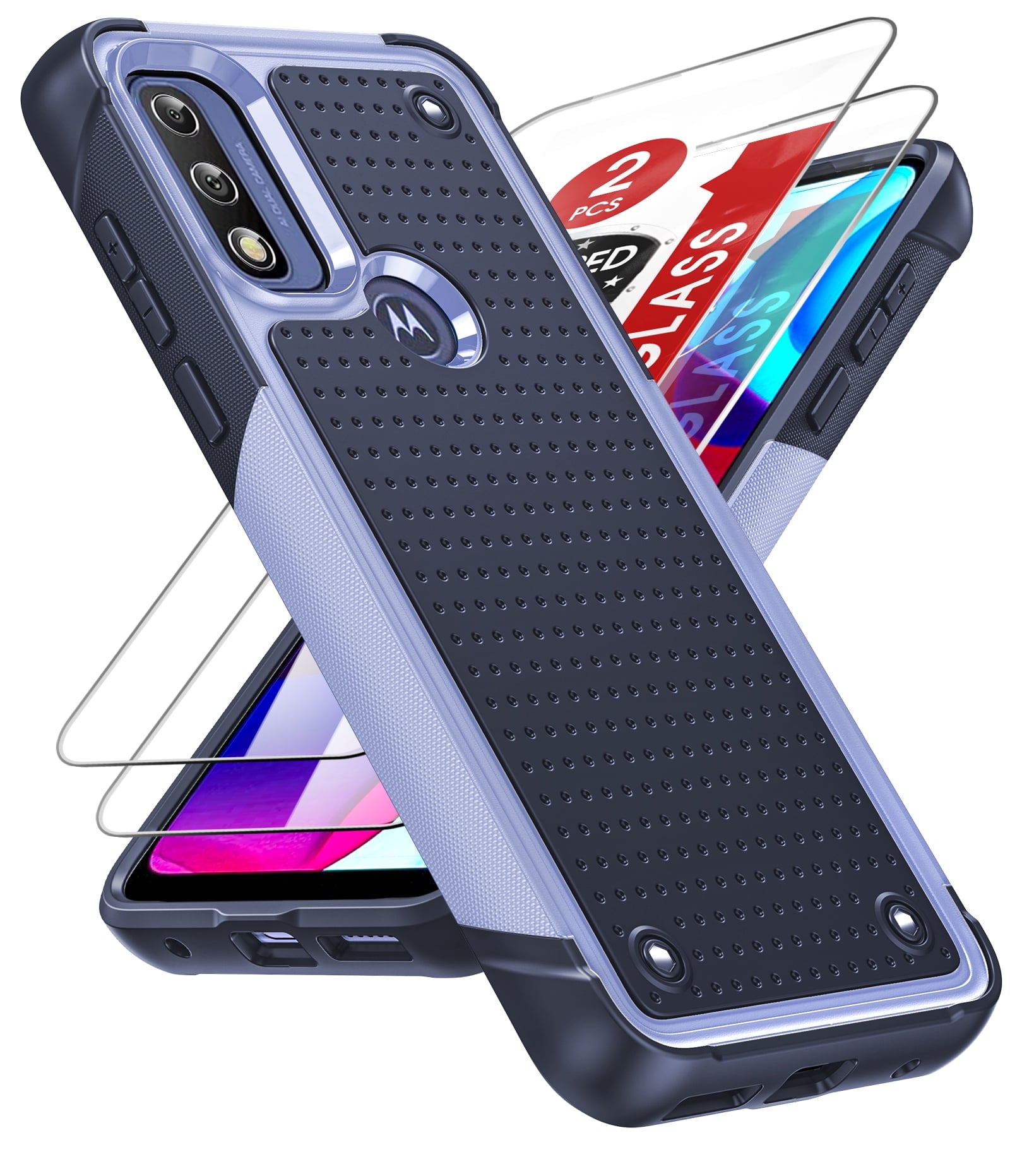 LeYi for Moto G Pure Case, Moto G Power 2022 Case with [2 Pack] Screen ...