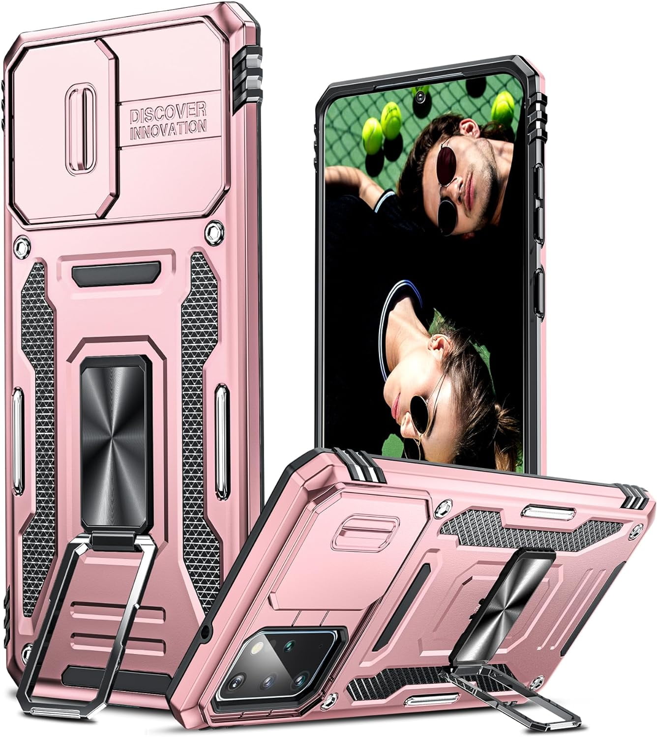 LeYi for S24 Ultra Case, Galaxy S24 Ultra Case with Slide Camera Cover, 360 Full Body Military ...