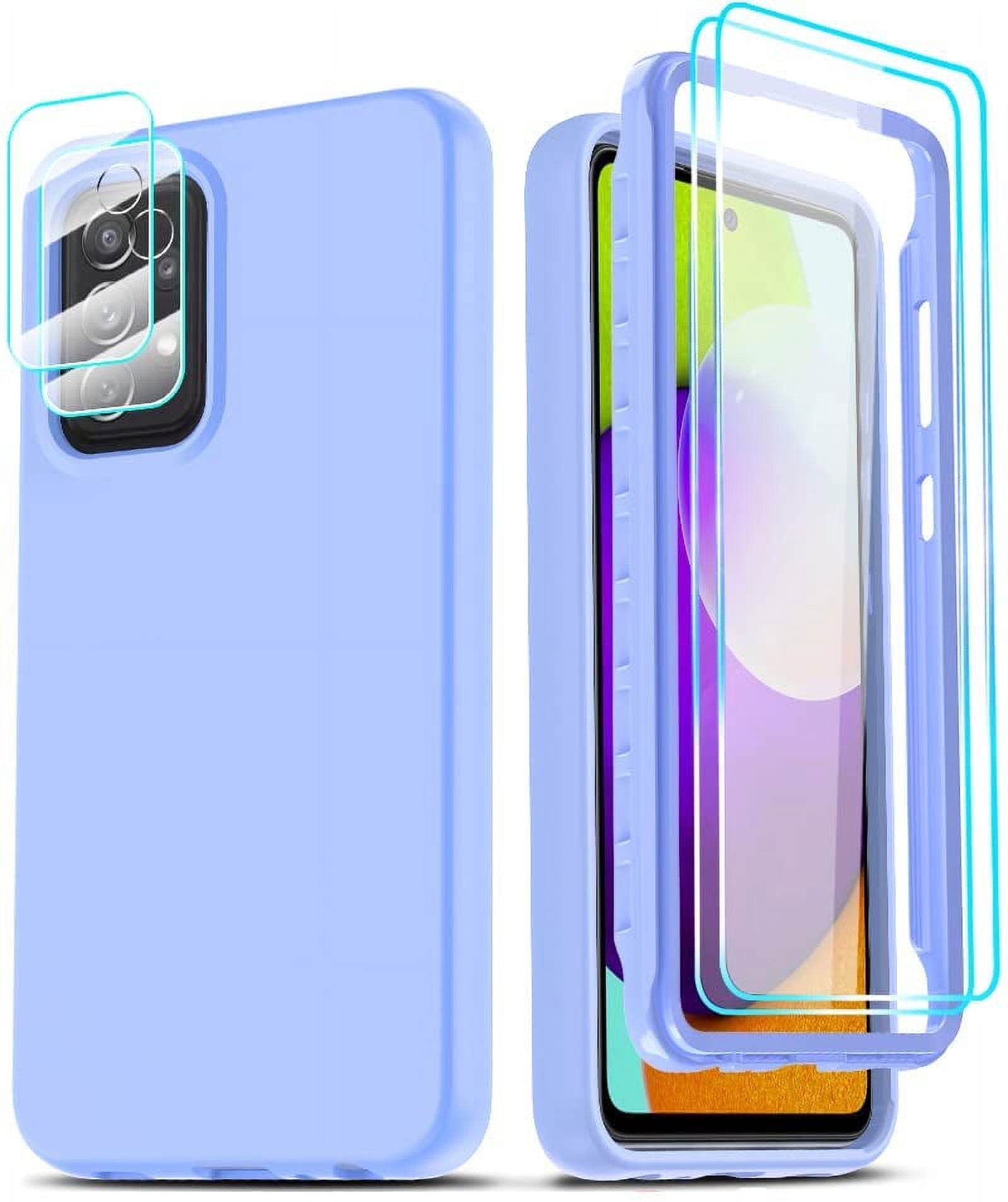 LeYi for Samsung A52 Case, Galaxy A52 5G Case with [2 x Tempered Glass Screen Protector & Lens ...